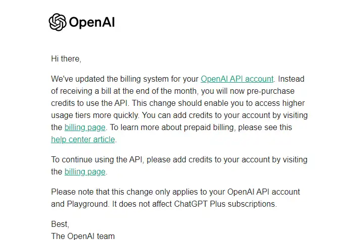 OpenAI APIキーのエラー「You exceeded your current quota, please check your ...